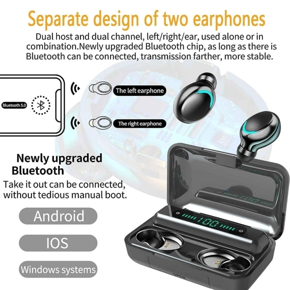 HKEEY | Cell Phones & Accessories | True Wireless Earbuds With Power ...